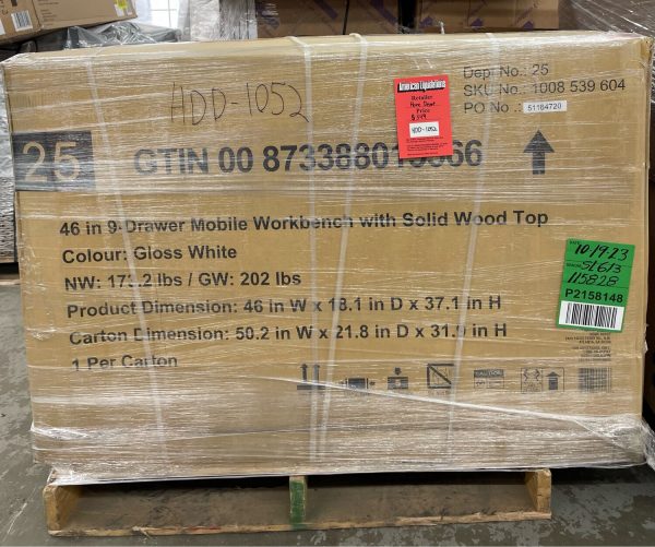 HOME DEPOT GENERAL MERCHANDISE PALLET - HDD-1052