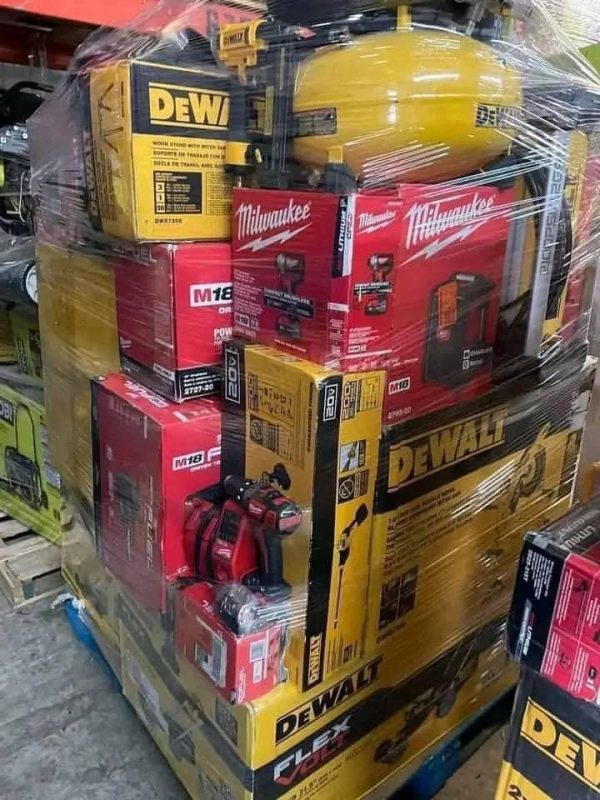 Brand new mimi DeWalt and Milwaukee tool pallets for sale
