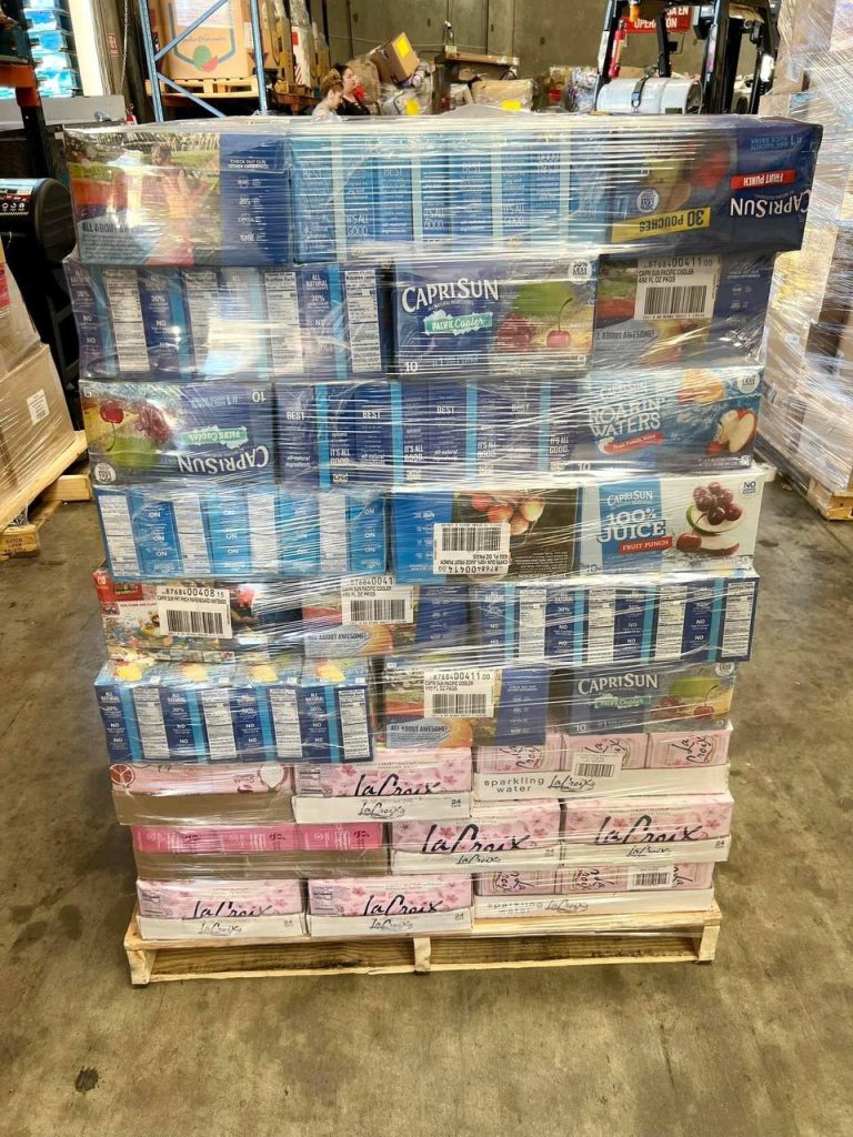 Beverages Liquidation Pallets for Sale - Bulk deals cheap